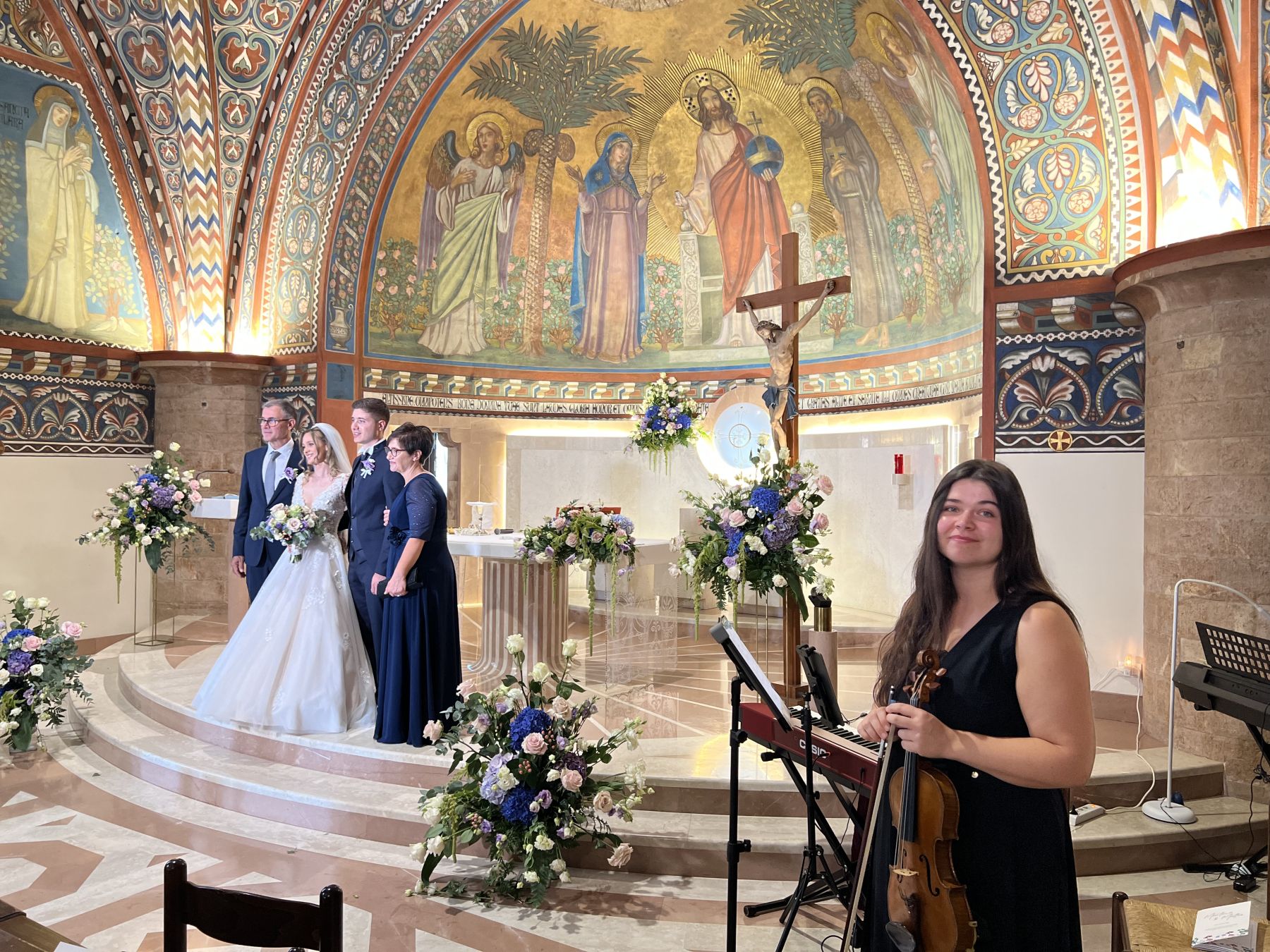 Francesca Violin Wedding Music Band in Siena ️ Portfolio